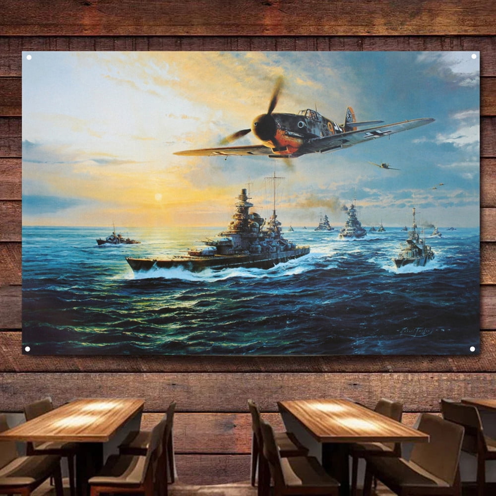 The Channel Das Battleship Wall Art Banners Hanging Flags Wall Chart ...