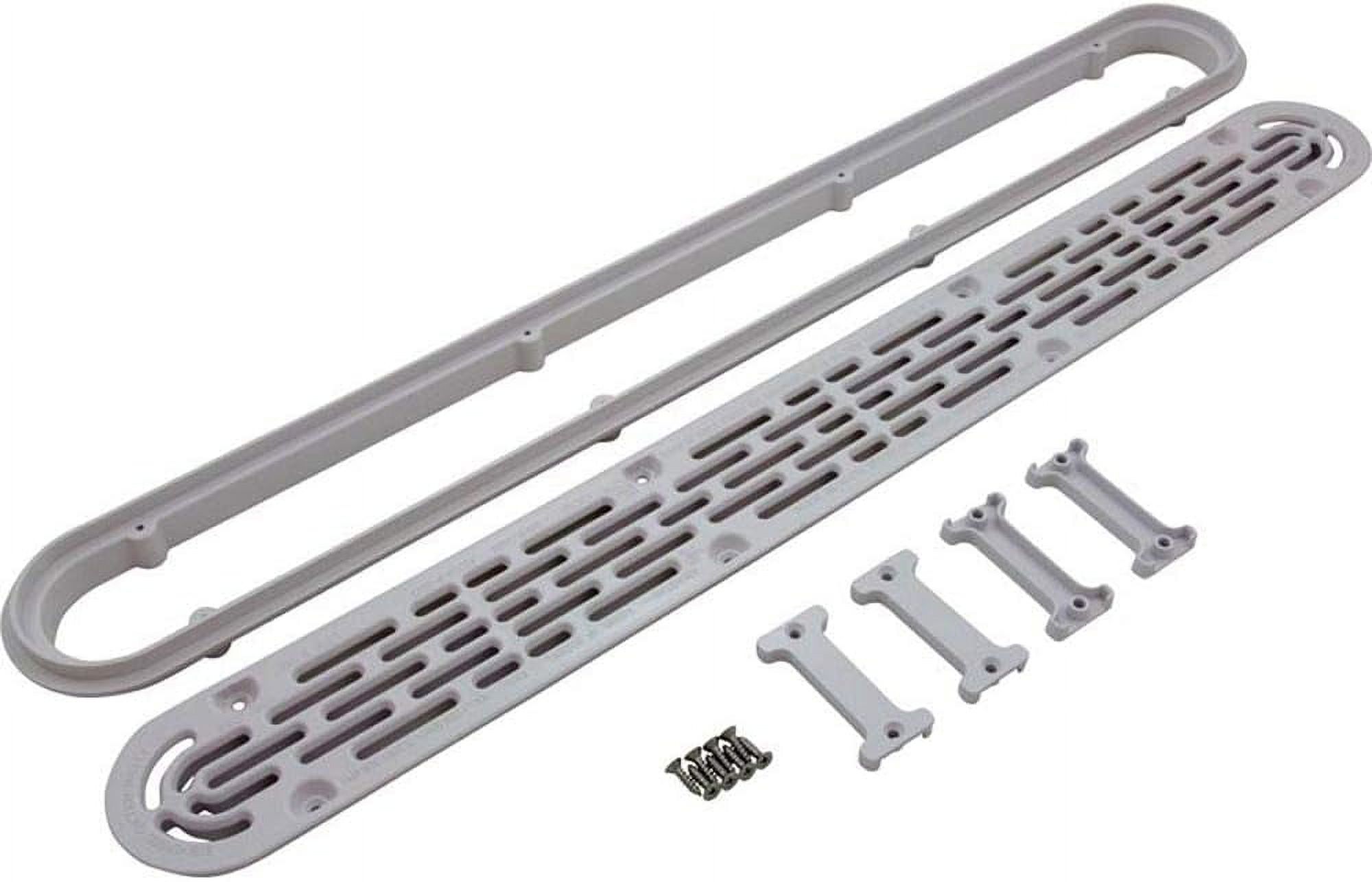 Channel Drain, mud Drain/Flat Grate, Anti-entrap Cover - Walmart.com