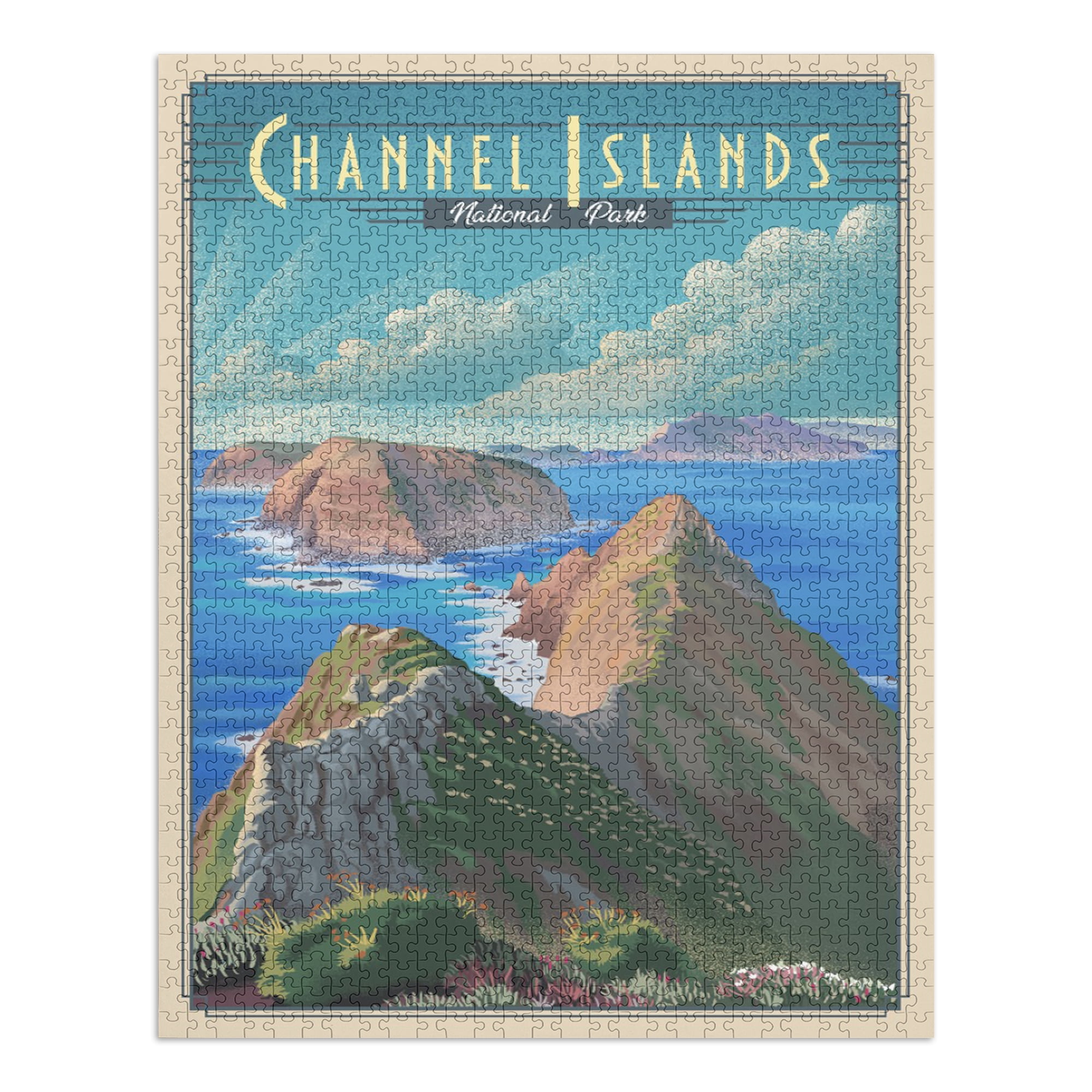 Channel Islands National Park, California, Lithograph National Park ...