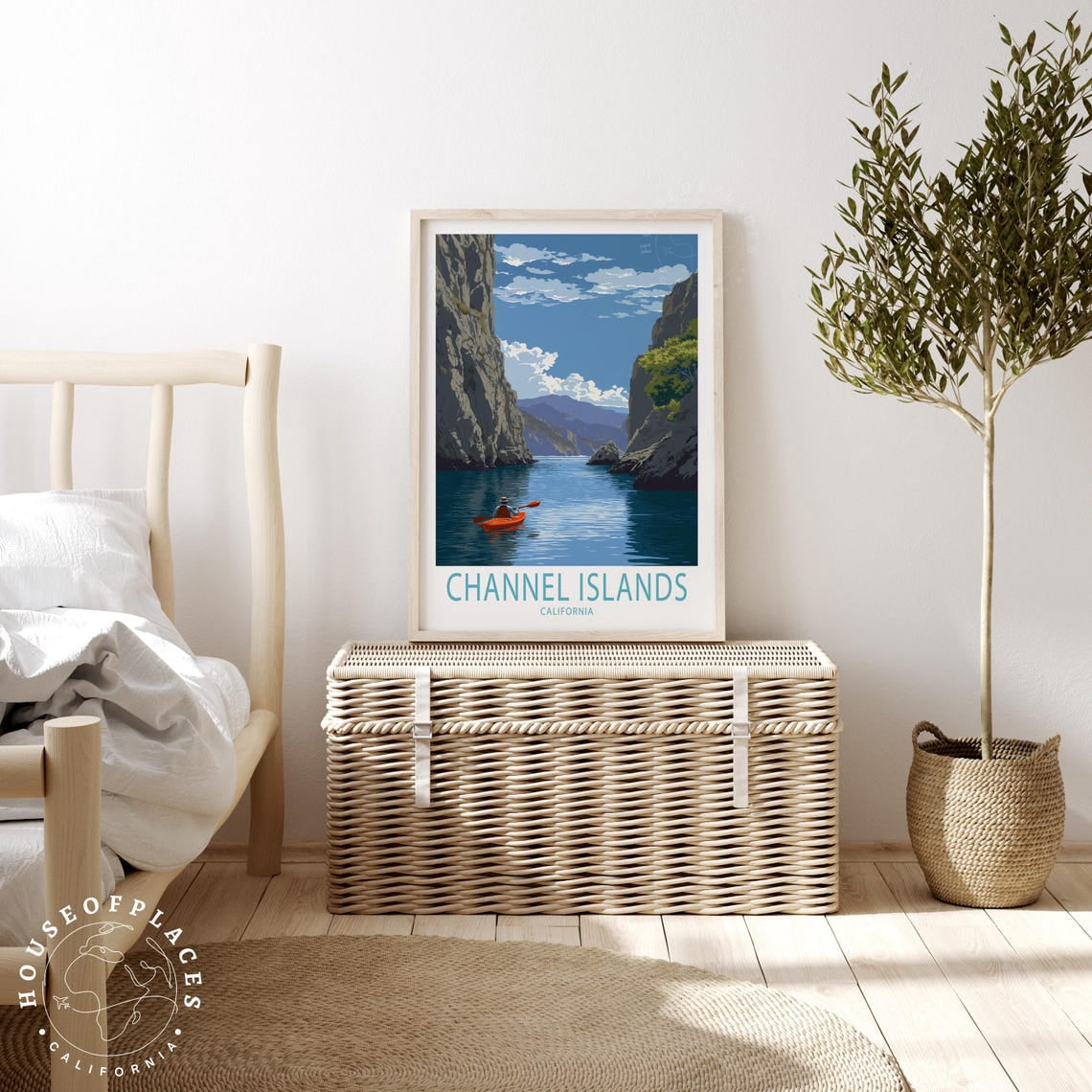 Channel Islands National Park California Wall Art, Unframed Paper ...