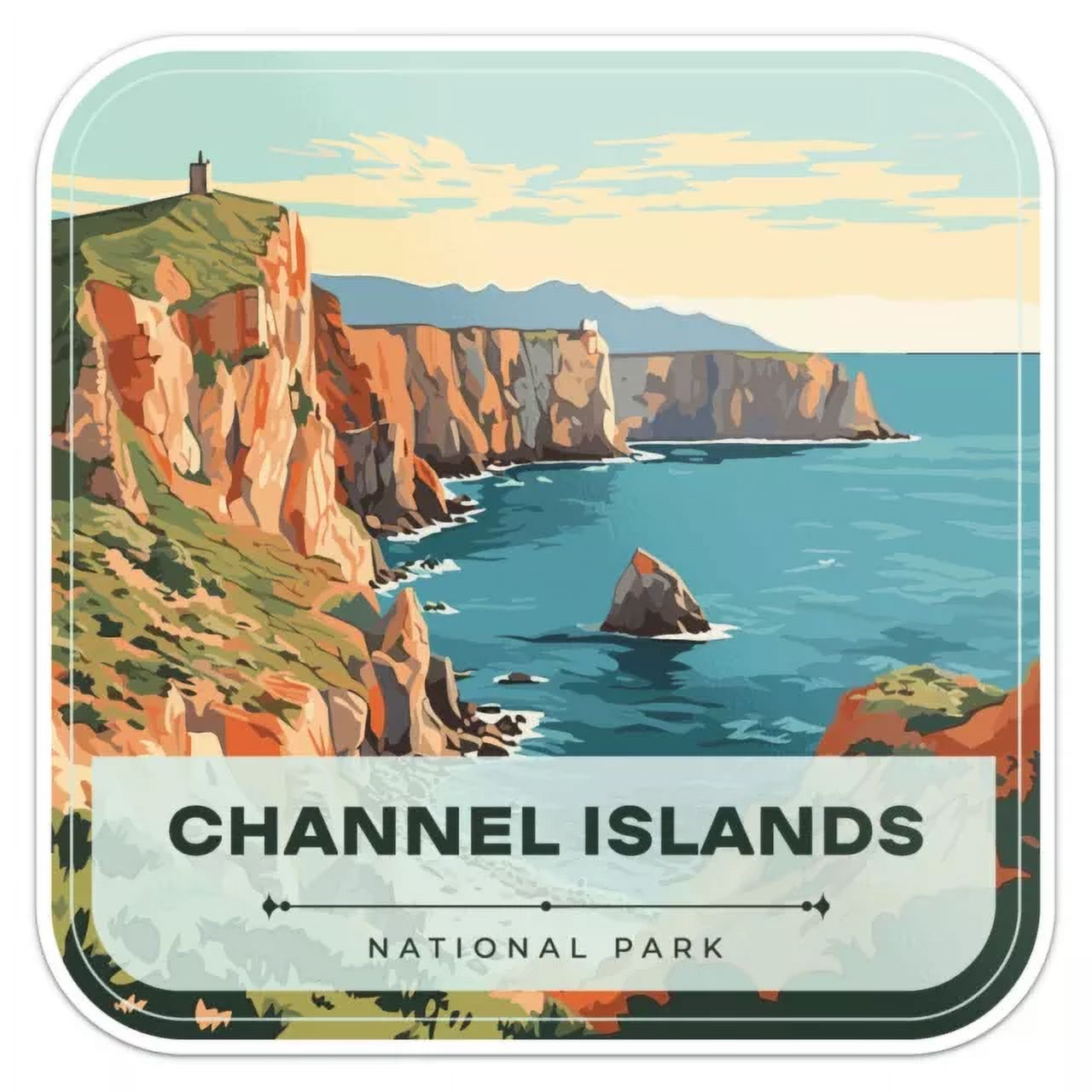 Channel Islands National Park Usa Decal Sticker Phone Decal Water ...