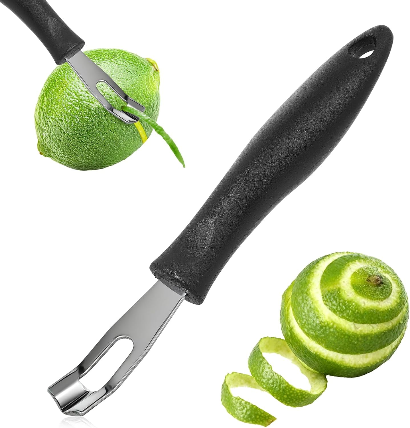 Channel Knife Lemon Peeler Zester-Garnish for Cocktail Mixers ...