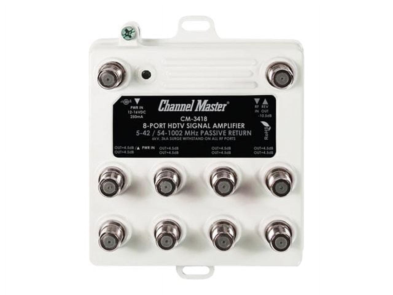 Channel Master 8 Port Distribution Amplifier 8 Port Distribution ...
