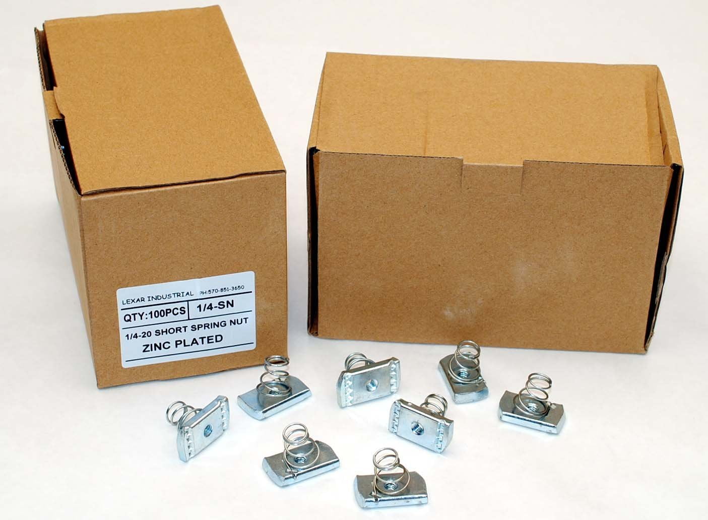 Channel Nuts 1/4-20 Short Spring Zinc Plated Uni Nut - Walmart.com