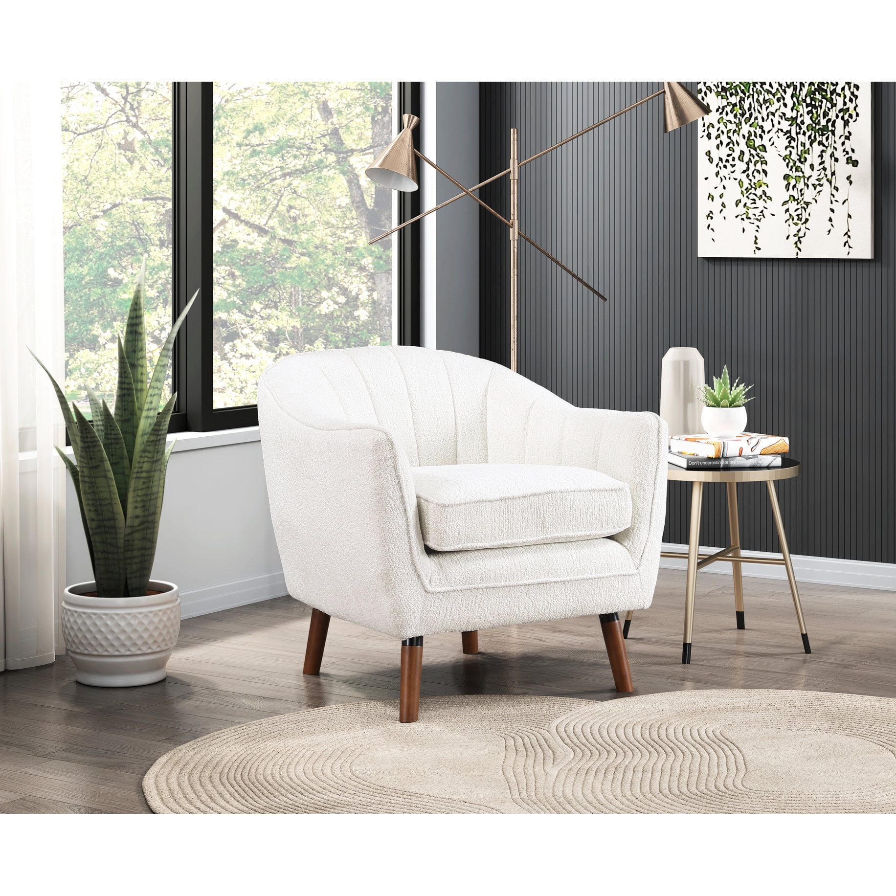 Channel-Tufted Frame Design / Home Gathering Spaces / Removable Cushion ...