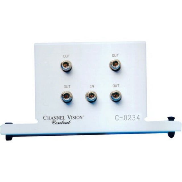 Channel Vision C0234 4 Way 2 Ghz Rf Splitter - Walmart Business Supplies