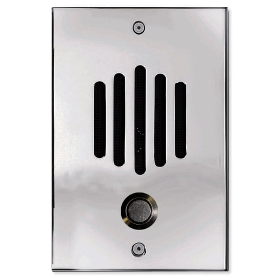 Channel Vision DP Intercom Door Speaker with Camera, Chrome (DP-6242 ...