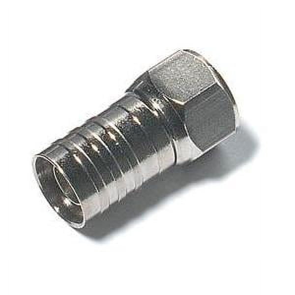 Channel Vision F-Type Coax Connector for RG6- Crimp On Style - Walmart.com