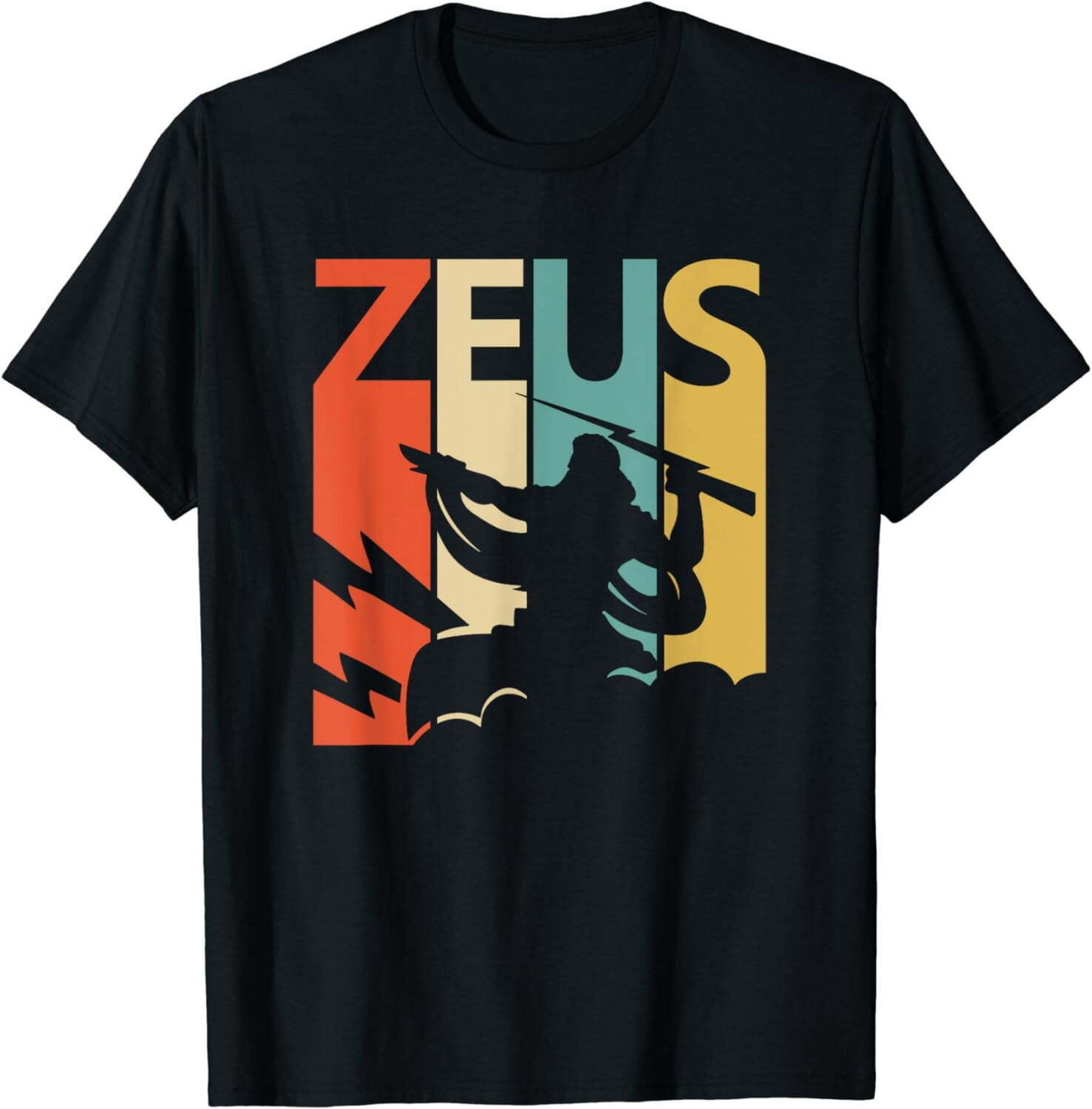 Channel the Might of Olympus with the Zeus Thunderbolt Tee - Perfect ...