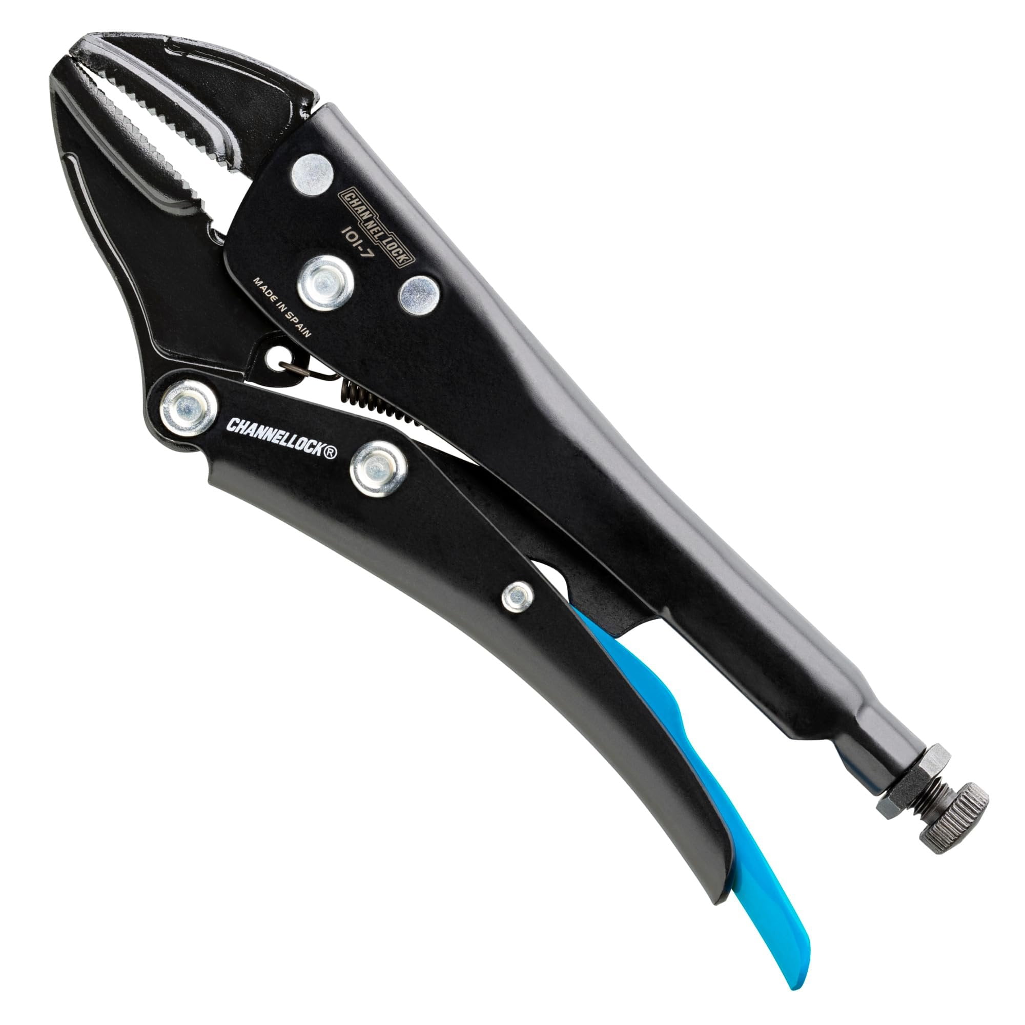 Channellock 101-7 7 Straight Jaw Locking Pliers, Epoxy Resin Coating ...
