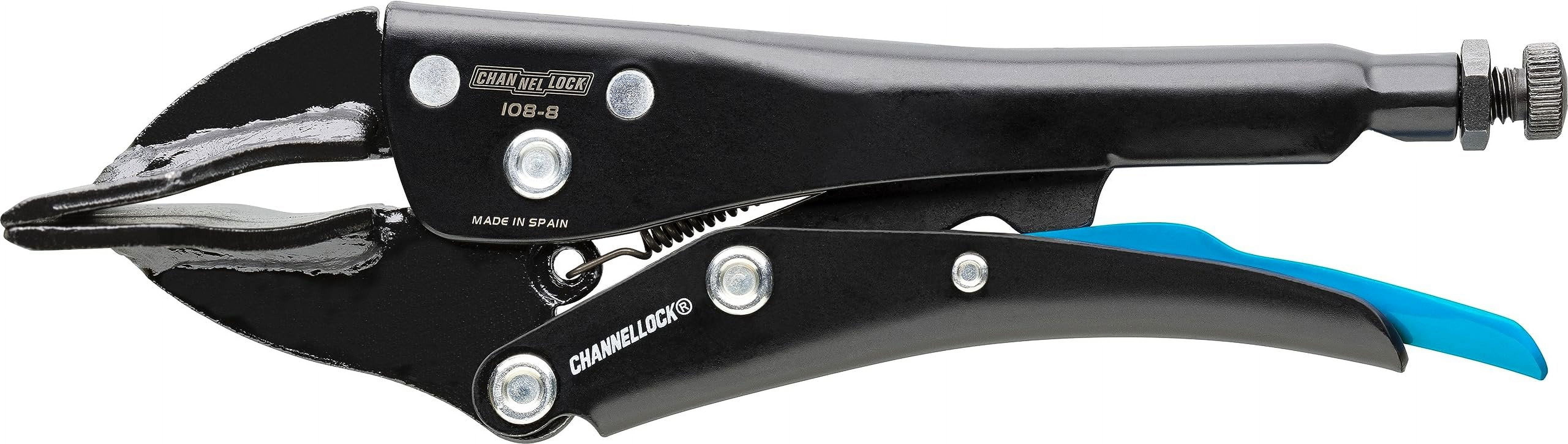 Channellock 108-8 8 Sheet Metal Locking Pliers, Epoxy Resin Coating ...
