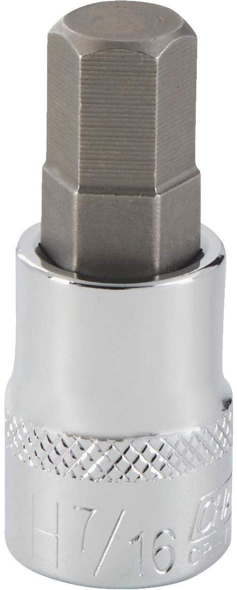 Channellock 3/8" Drive 7/16" 6-Point Standard Hex Bit Socket - Walmart.com