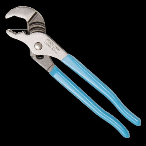CHANNELLOCK 422 9.5 in. V-Jaw Tongue & Groove Plier with Enhanced Grip ...