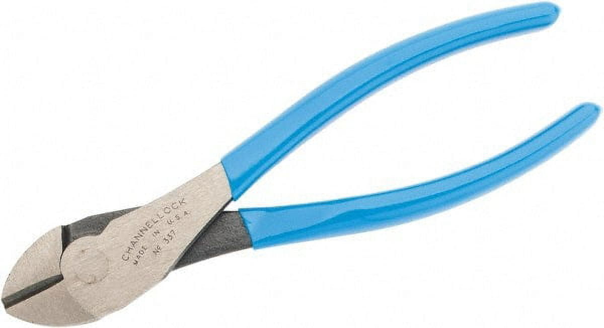Channellock Diagonal Cutters, 7 In, Blue, Gray (337) - Walmart.com