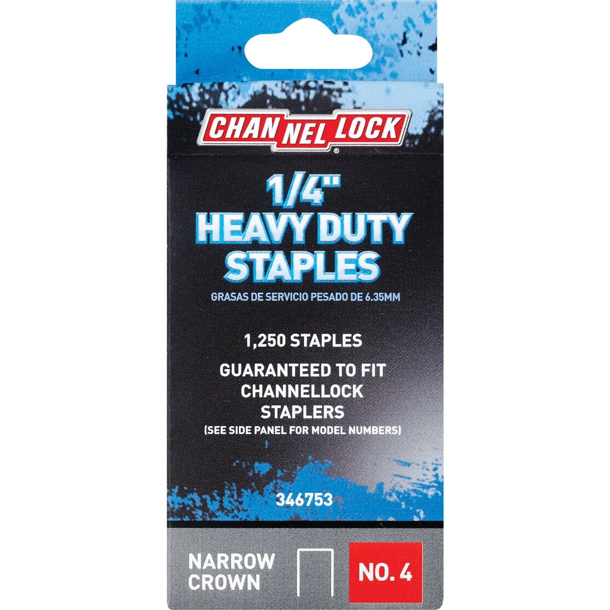 Channellock Products Channellock No. 4 Heavy-Duty Narrow Crown Staple ...