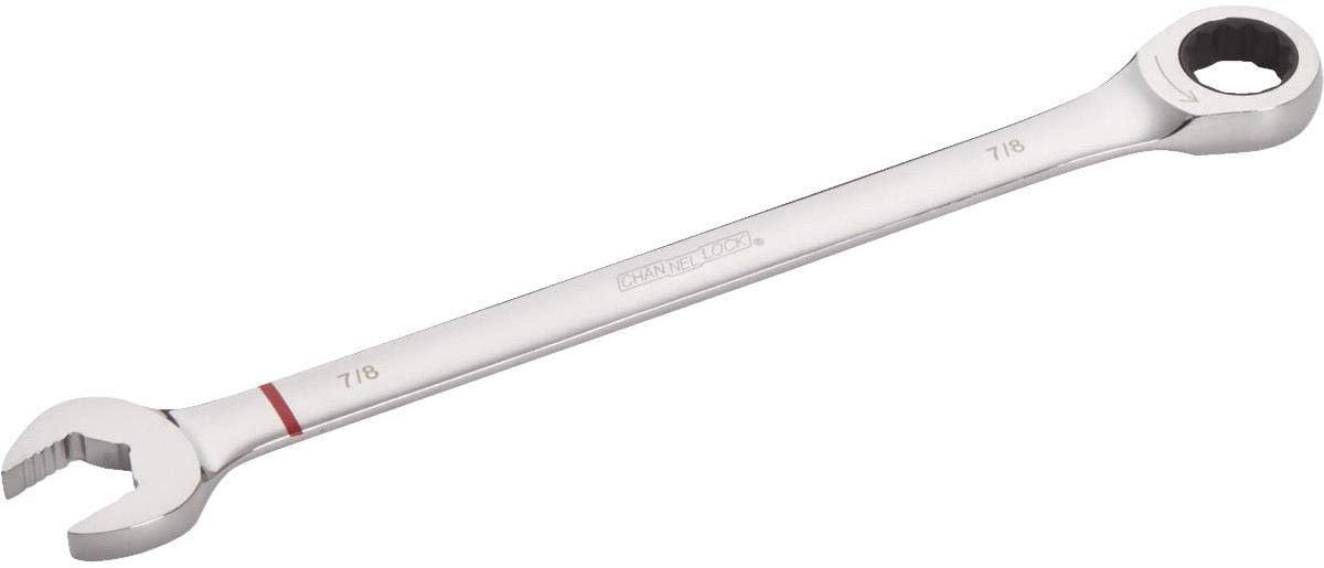 Channellock Products Standard 7/8" 12-Point Ratcheting Combination ...