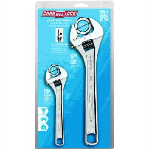 Channellock WS-2 2 piece Adjustable Wrench Set - Walmart.com