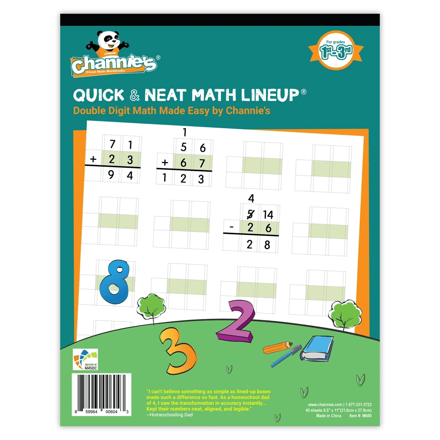 Channie's Double Digit Math LineUp, Blank Math sheets for writing your ...