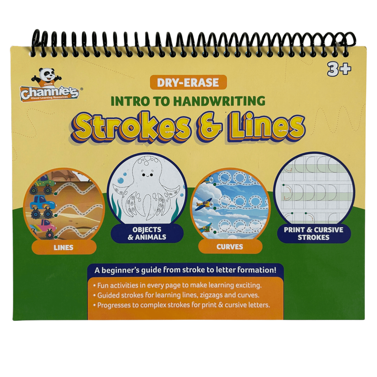 Channie's Dry Erase Intro to Handwriting Strokes & Lines, Pencil ...