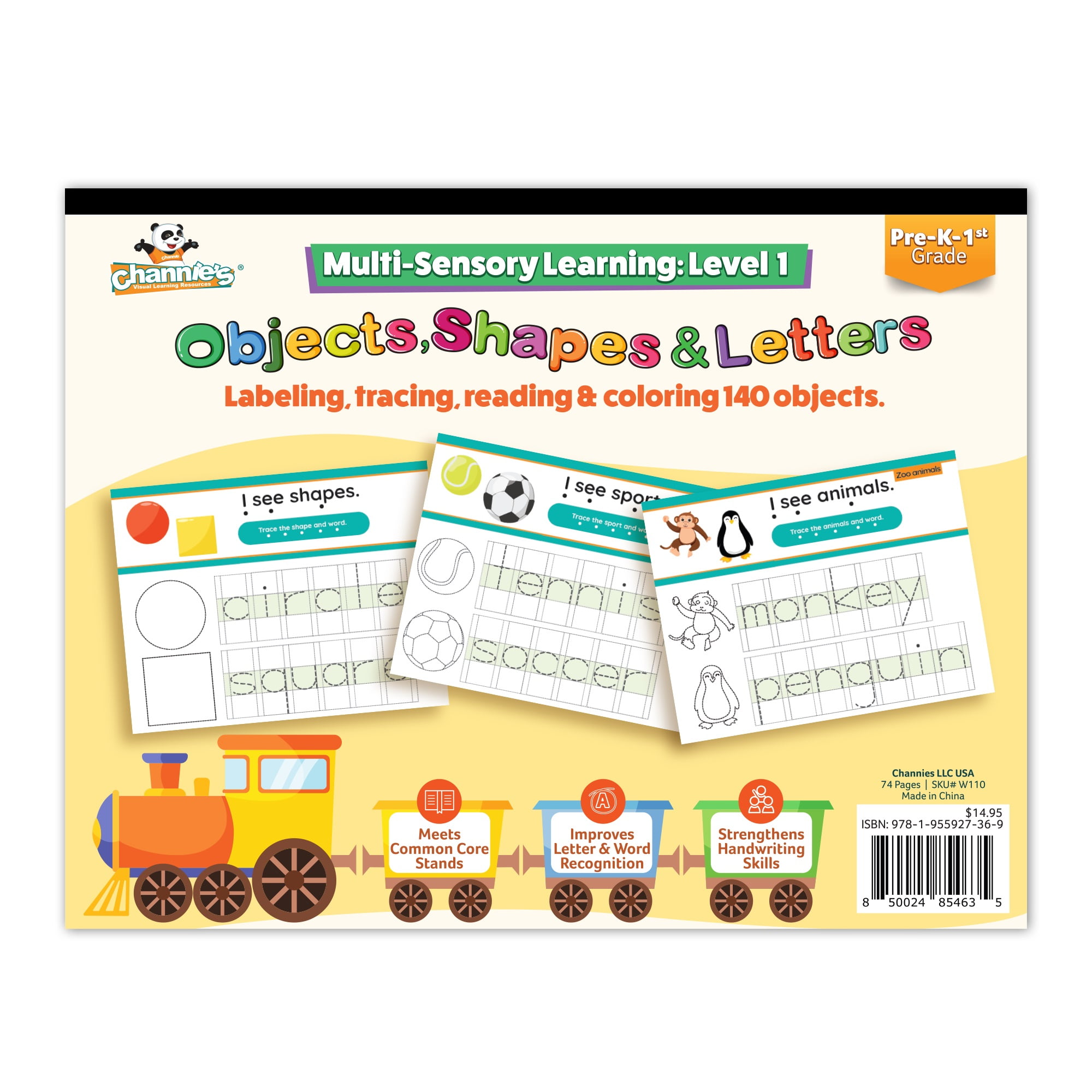 Channie's Objects Shapes and Letters Labeling Tracking Reading and ...