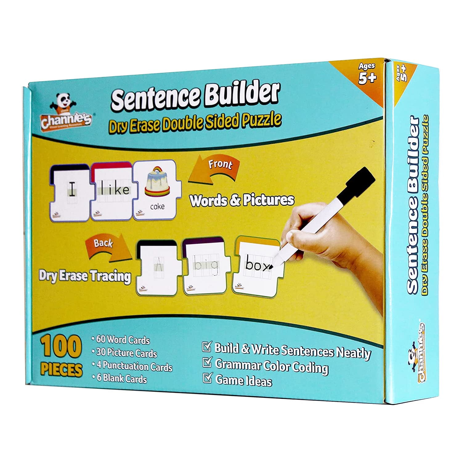 Channie’s Sentence Builder Puzzle, Educational Learning BSL1 Games for ...