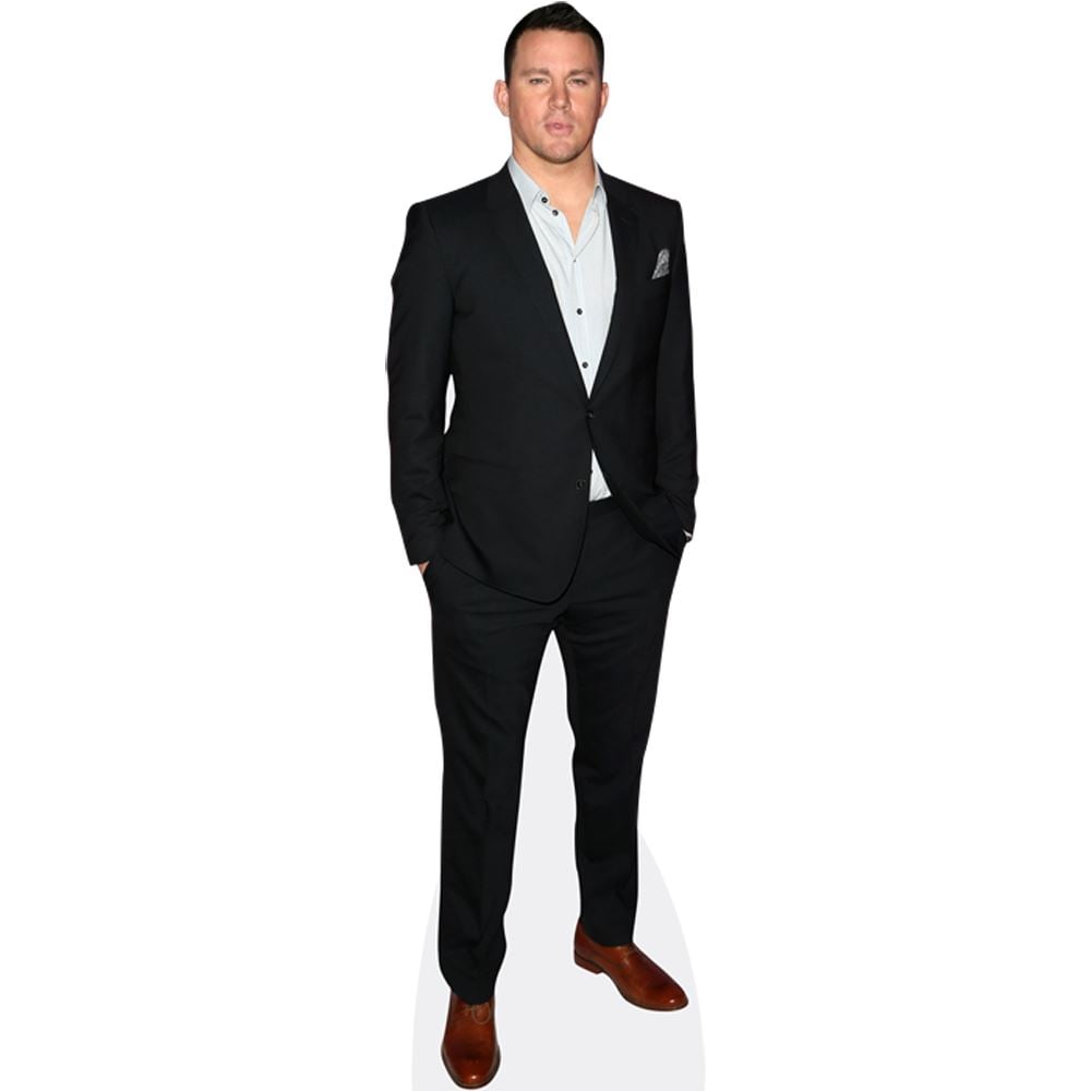 Channing Tatum (Black) Mini Cardboard Cutout Standee - Walmart.com