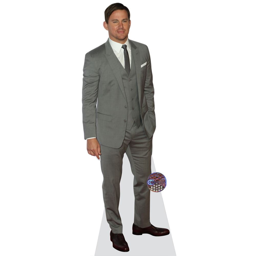 Channing Tatum (Grey Suit) Mini Cardboard Cutout Standee - Walmart.com