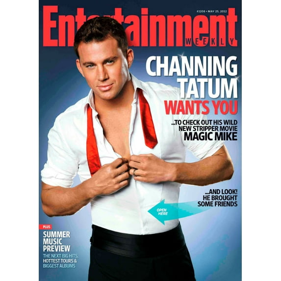 Channing Tatum Poster Entertainment Weekly 16"x24" Poster Medium Art Poster 16x24 Square Adults ...