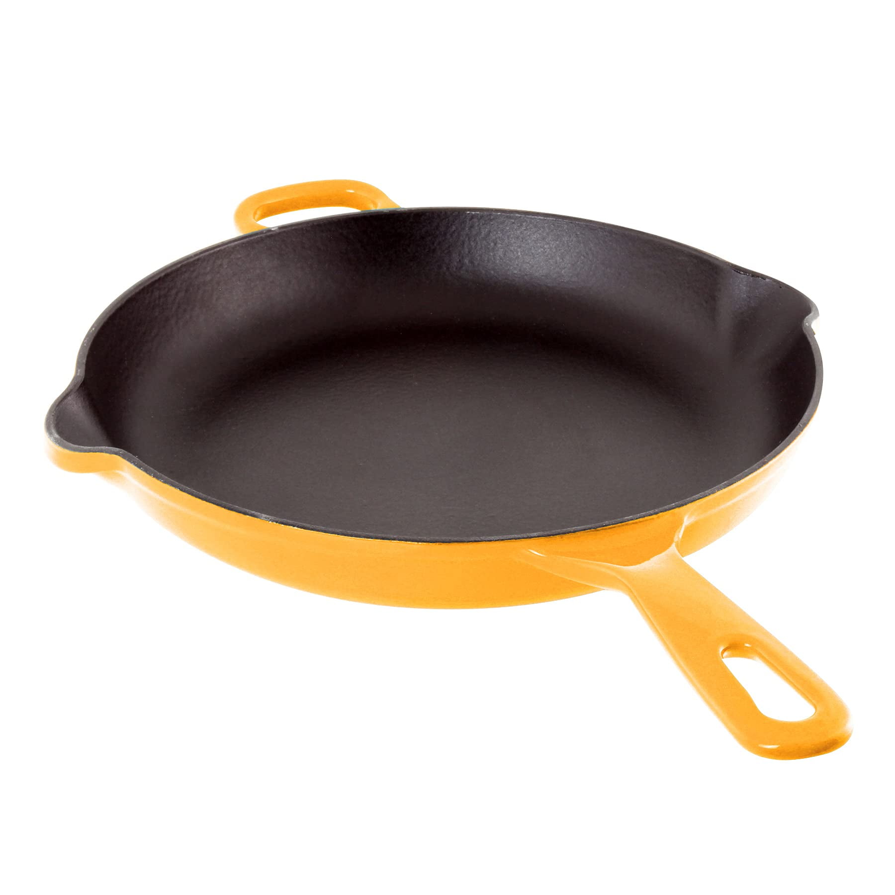 Chantal Enameled Cast Iron Cookware, 10 inch Skillet, Marigold ...