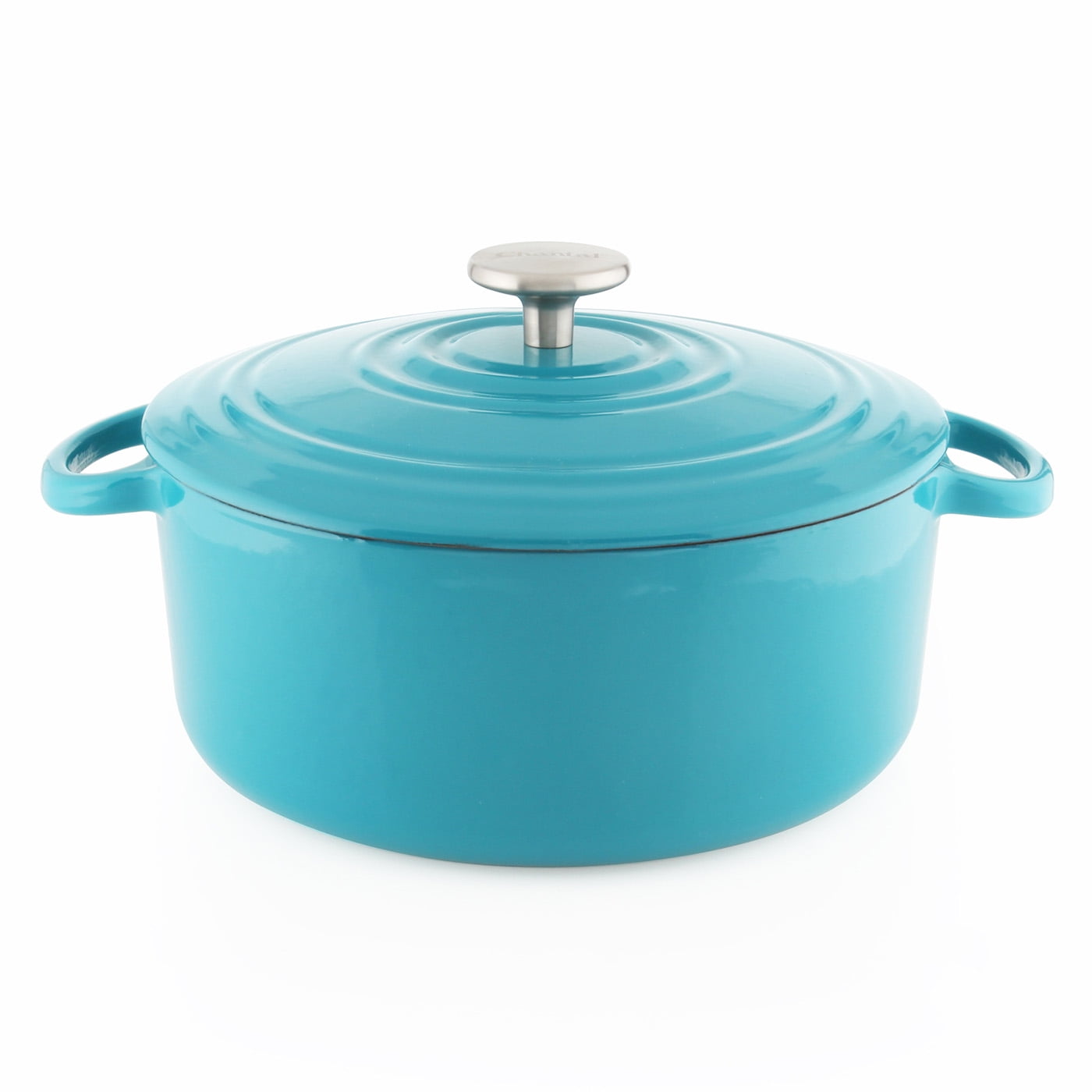 Chantal Enameled Cast Iron Cookware, 3 quart Dutch Oven, Sea Blue ...