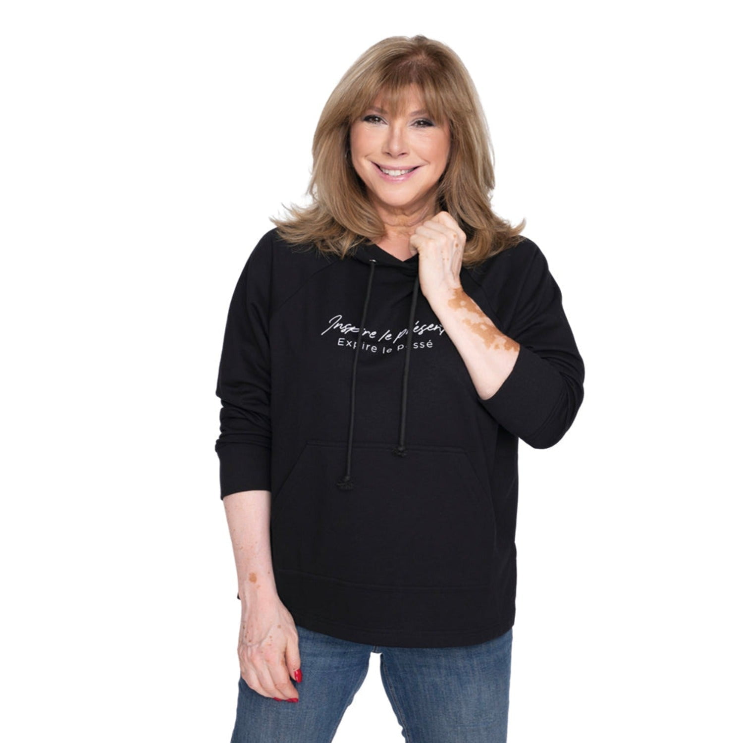 Chantal Lacroix - “Inspire le présent et expire le passé” Hooded ...