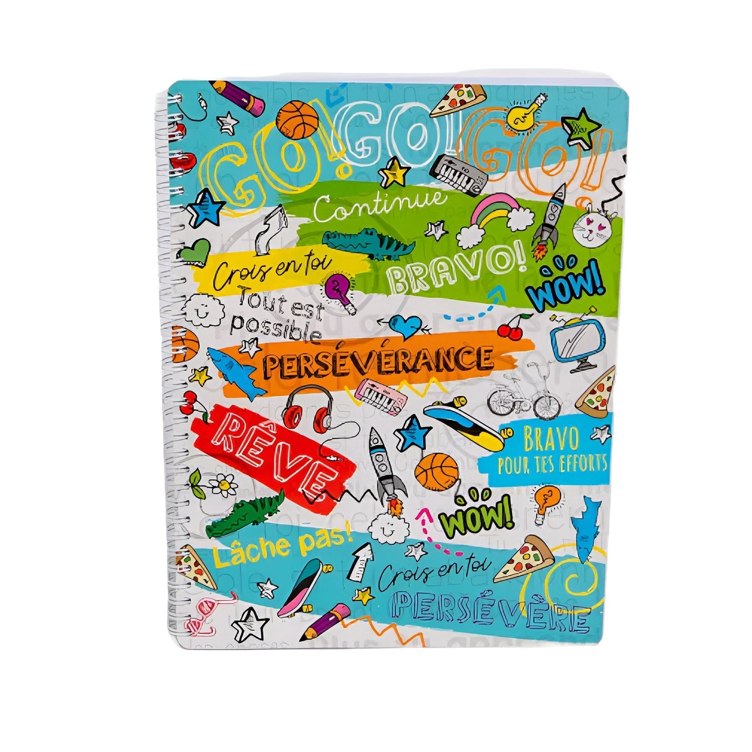 Chantal Lacroix - “Persévérance ” Ring Notebook, 8.5" x 11", Hard Cover ...
