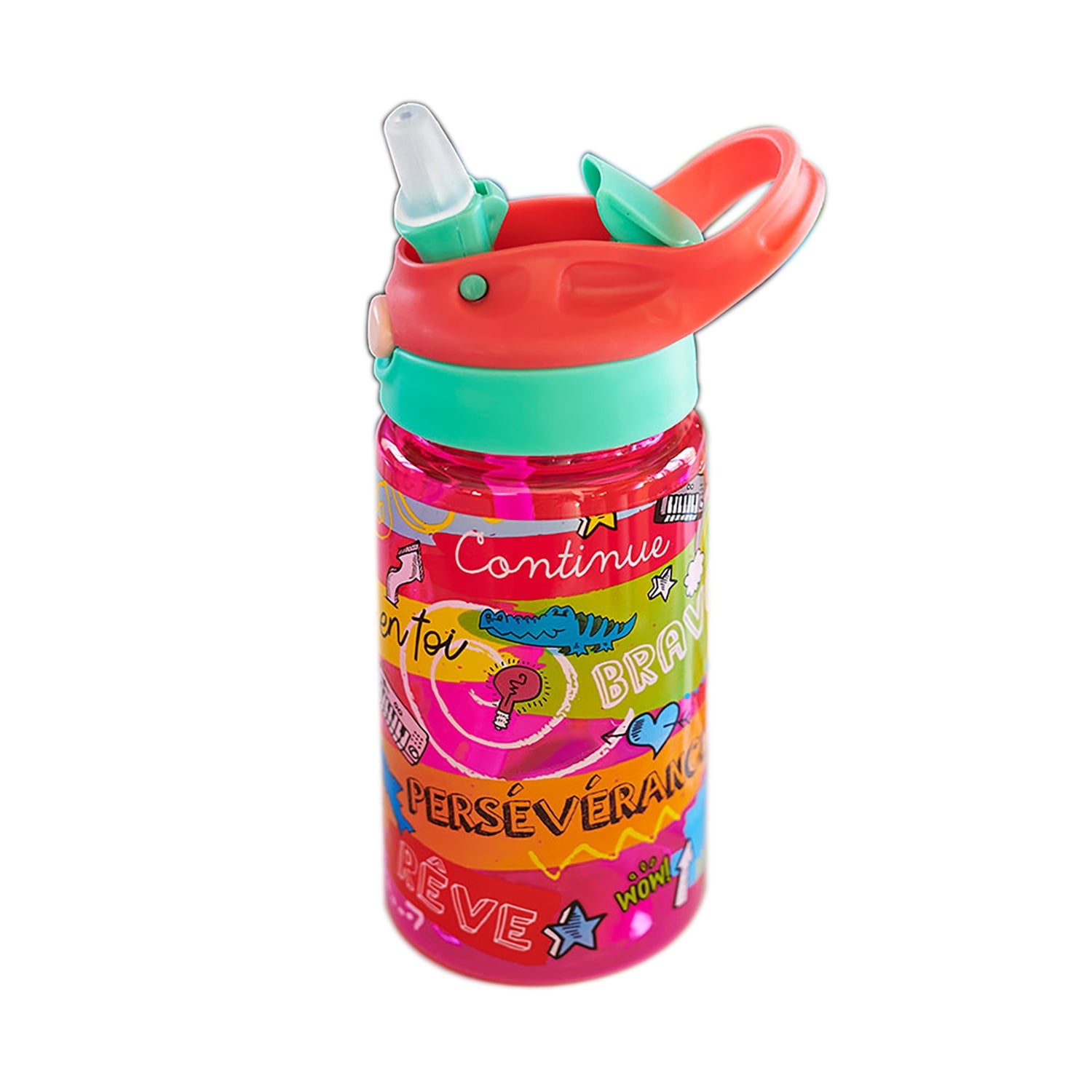 Chantal Lacroix - “Persévérance” Water Bottle for Children, Pink ...