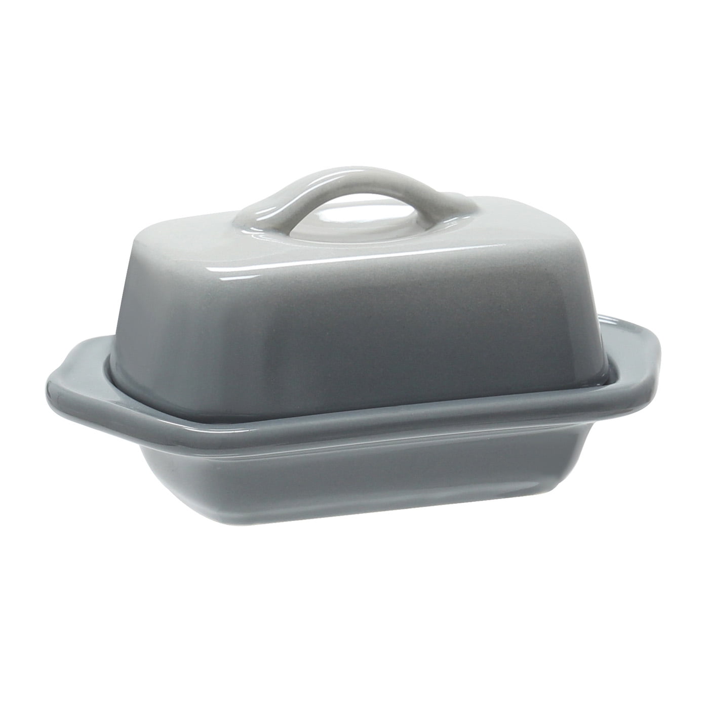 Chantal Mini Ceramic Butter Dish, Fade Grey - Walmart.com