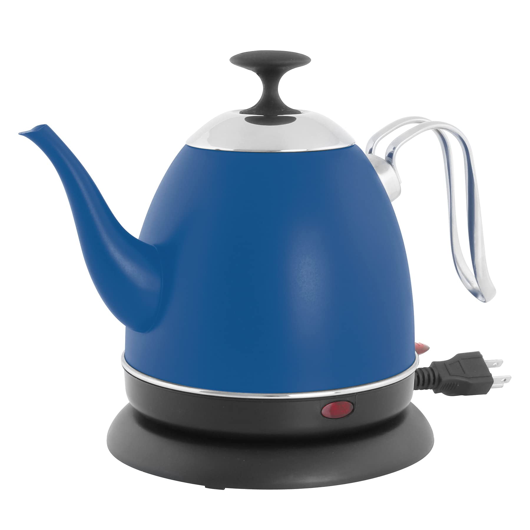 Chantal Mia electric water kettle, Matte Blue Ryder, 32 oz/4 cups ...
