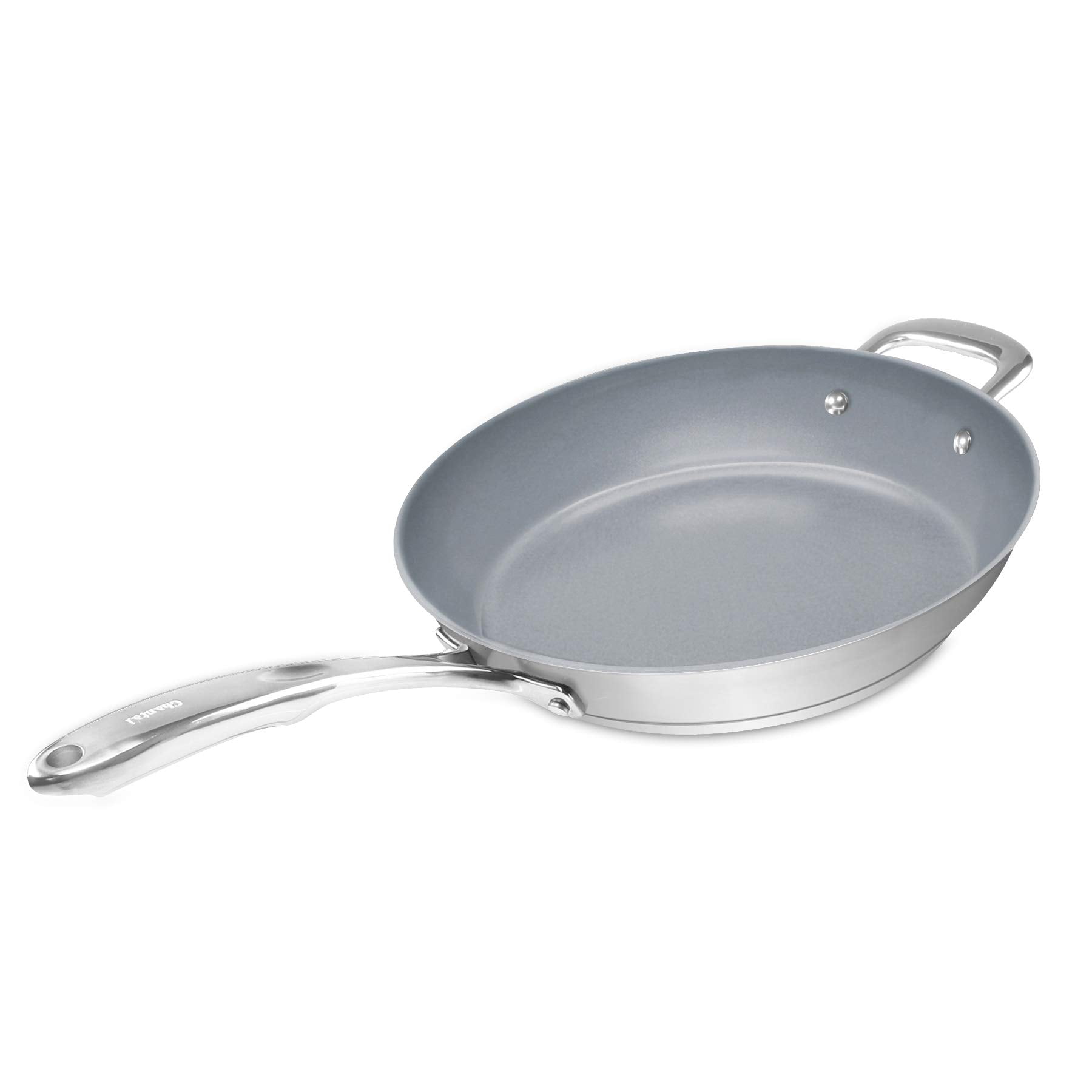 Chantal SLIN63-32C Induction 21 Fry Pan with Ceramic Coating, 12.5 ...