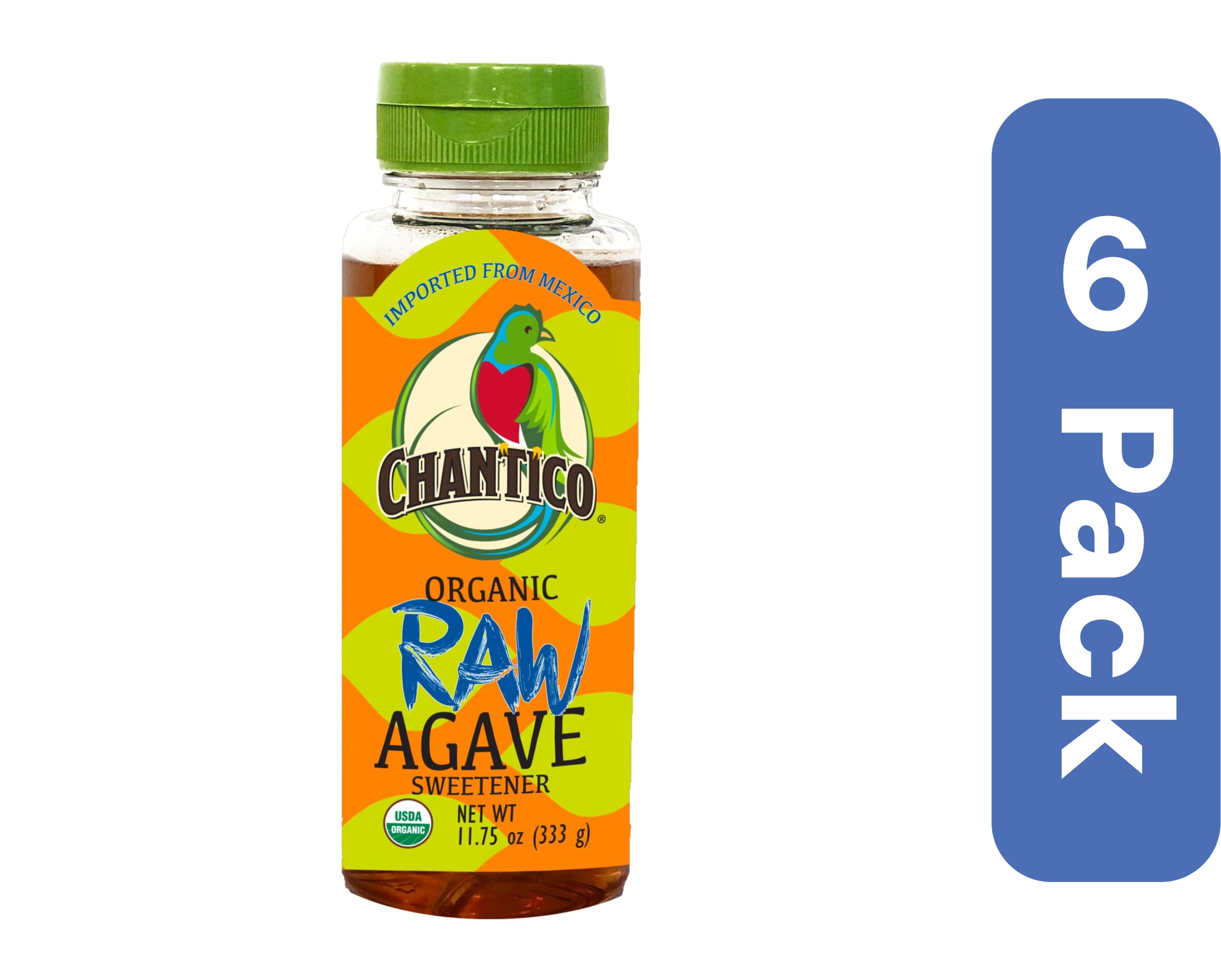 Chantico Raw Agave Syrup 11.75 oz (Pack of 6) - Walmart.com
