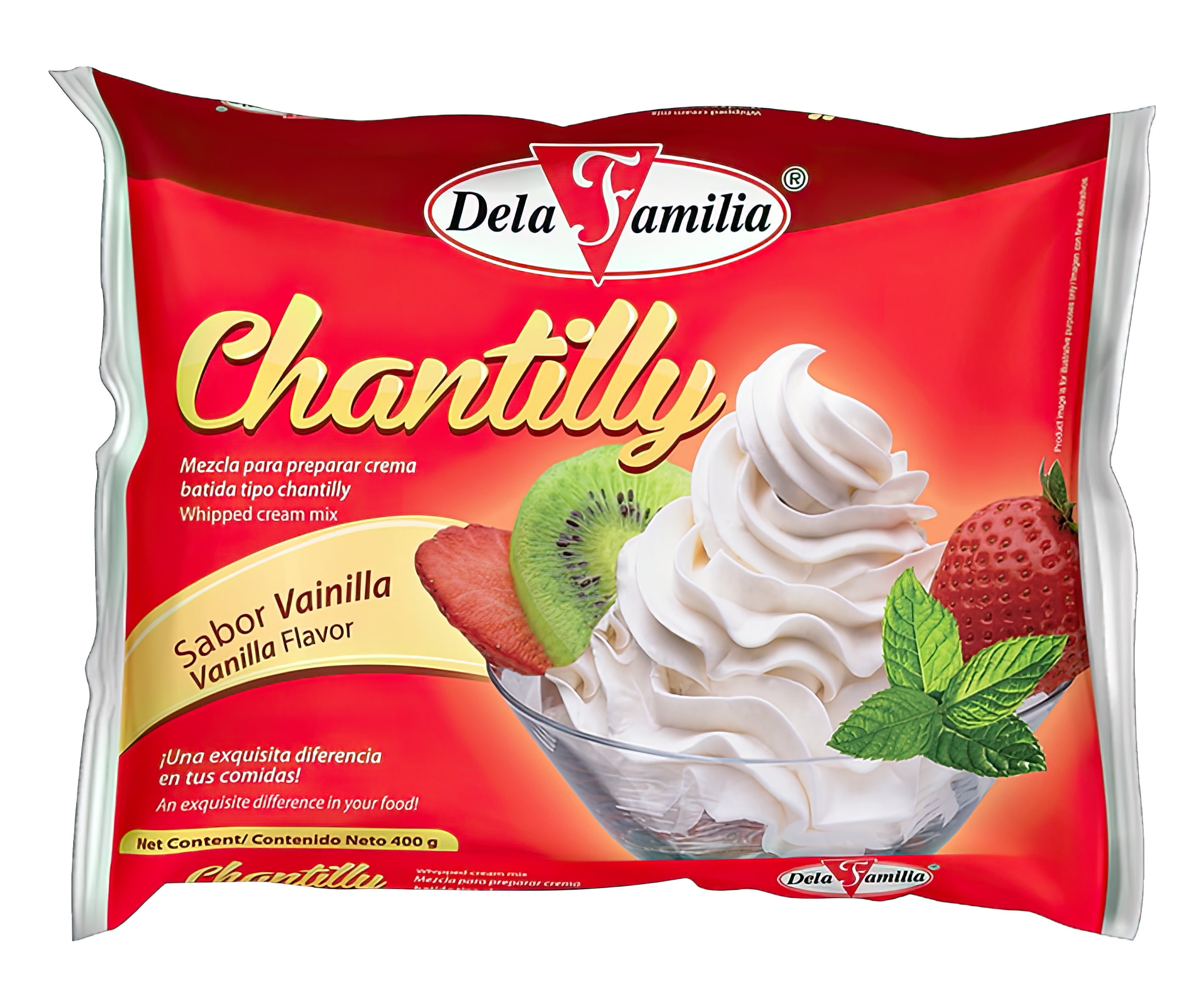 Vanilla Chantilly Cream, 400 g, Smooth and Creamy for Baking and ...
