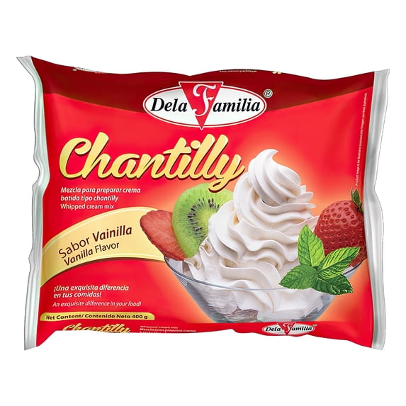 Vanilla Chantilly Cream, 400 g, Smooth and Creamy for Baking and ...