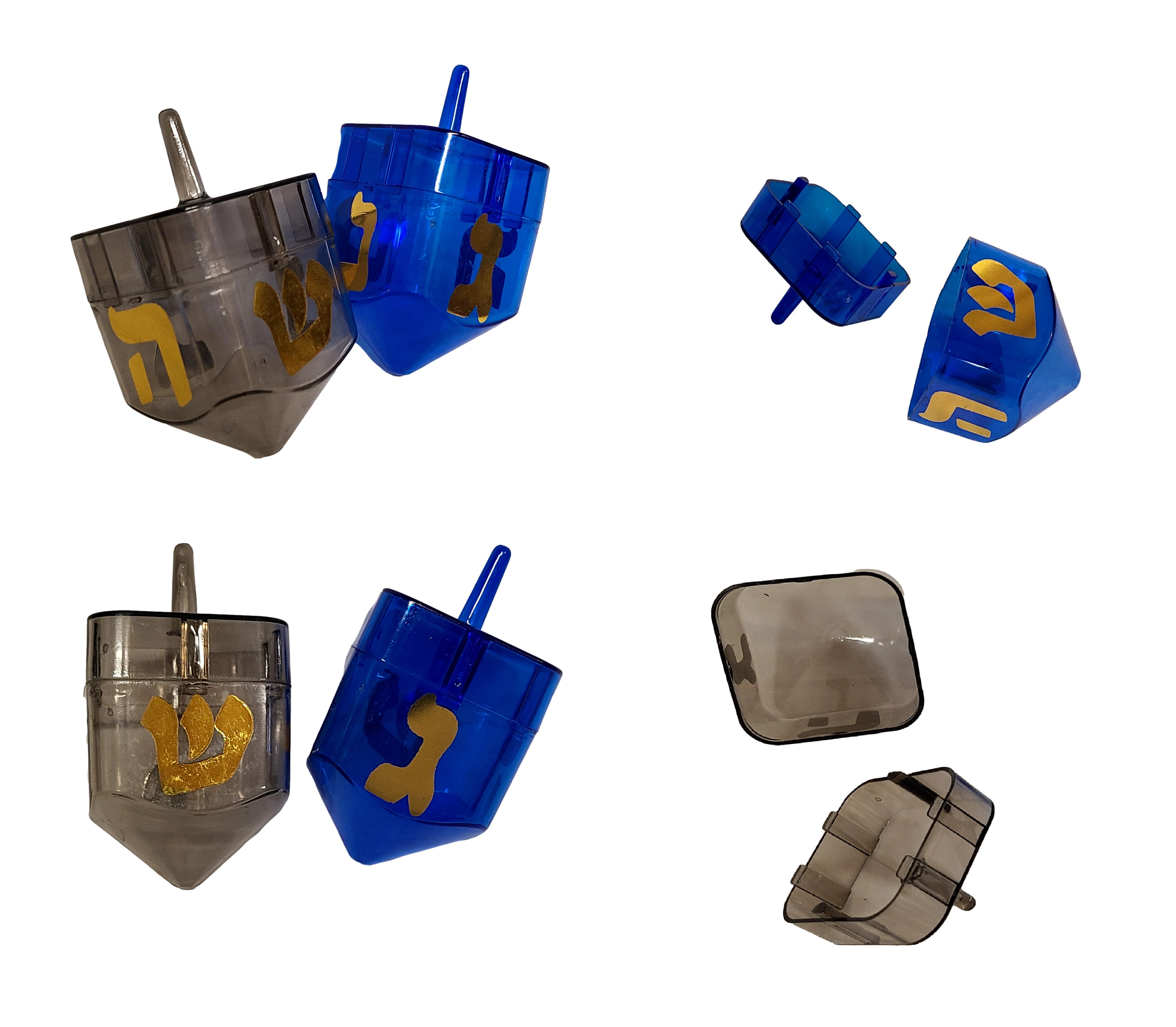 Chanukkah Fillable Dreidel Assorted Colors Can Be Filled with Hanukkah ...