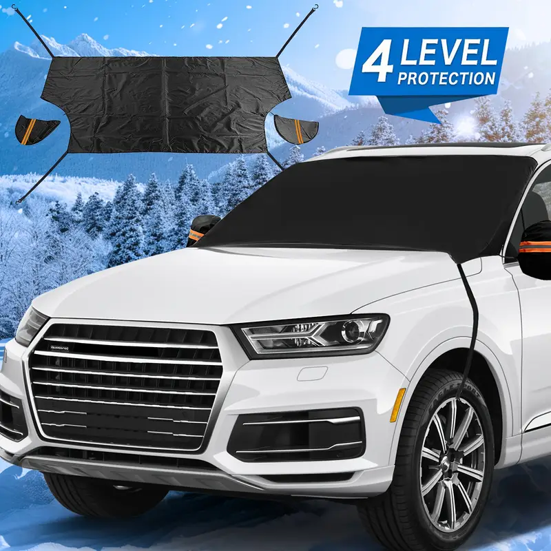 Chanvi Windshield Snow Ice Cover Extra Larger Size 97"x 63" Cover with ...