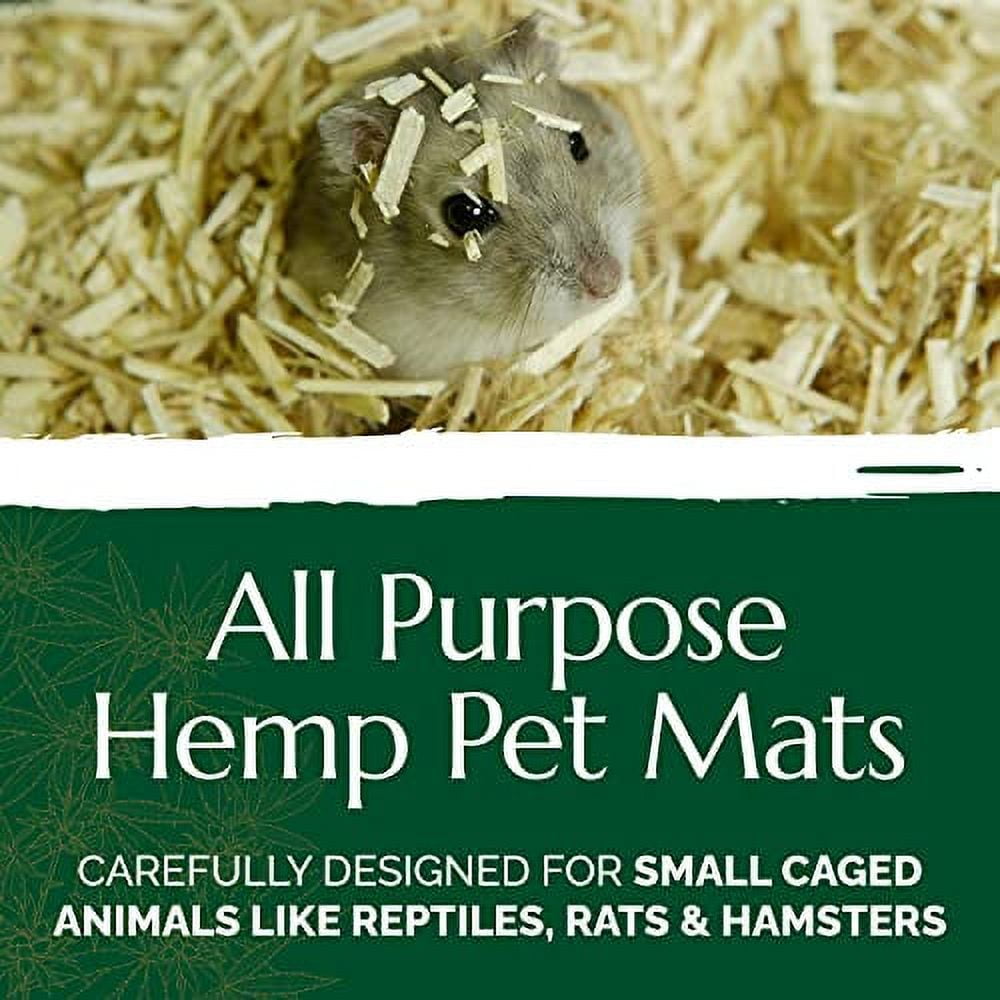ChanvraPet All Purpose Hemp Small Animal Mat, Natural Hemp Pad, Highly ...
