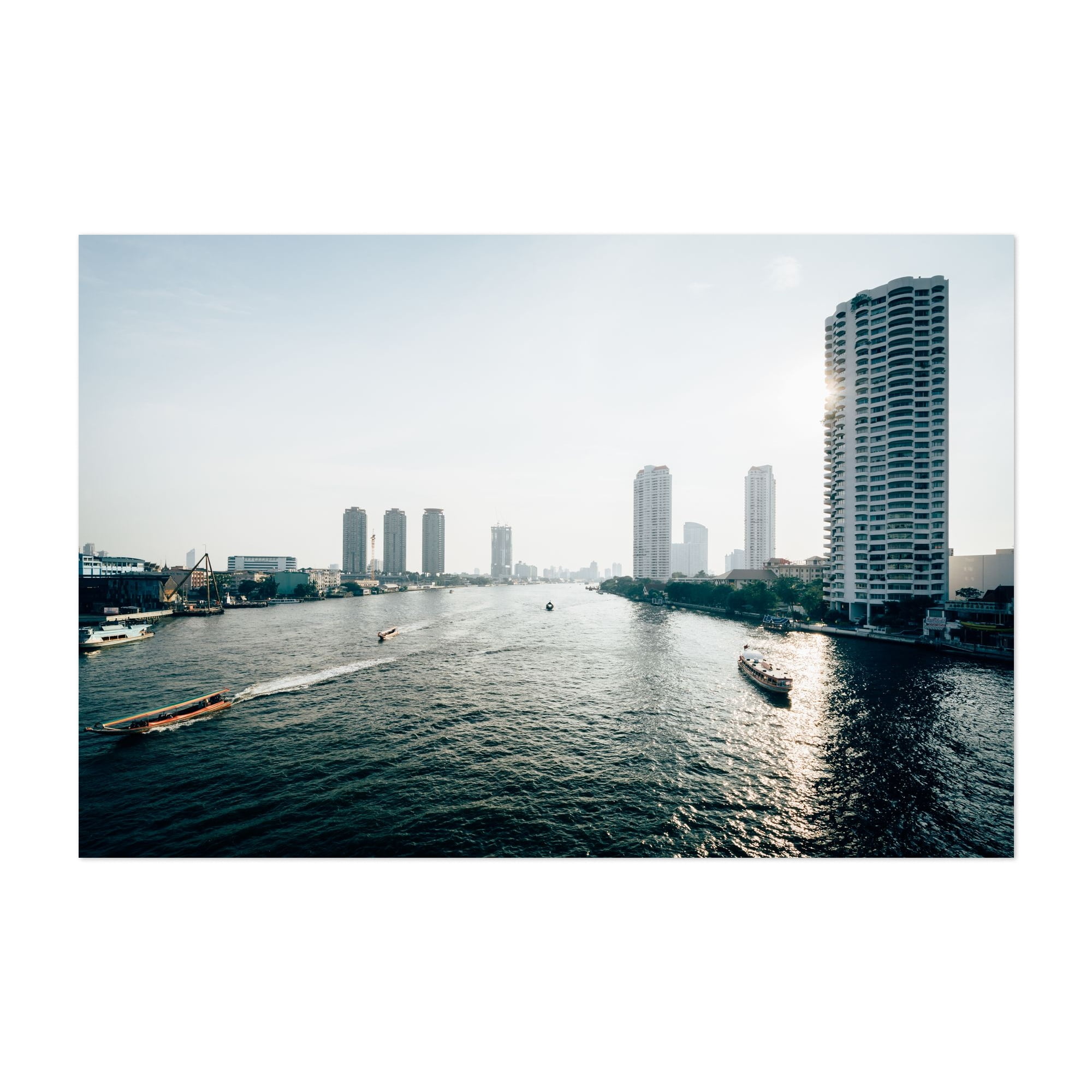 Chao Phraya River - Bangkok Thailand Photography City Skyline Water ...