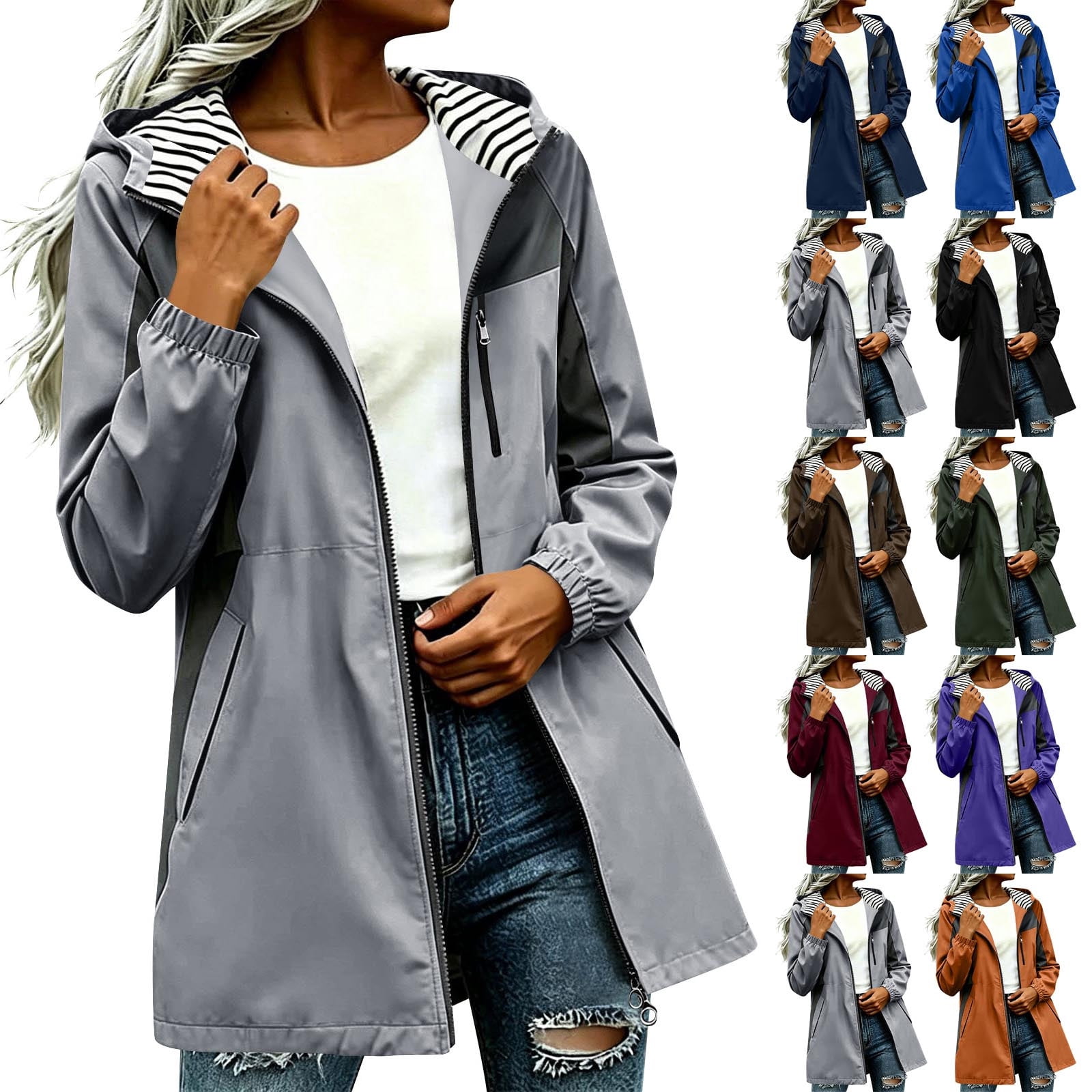 ChaoHeng Cardigan for Women Trendy Cardigan for Women Dressy Striped ...