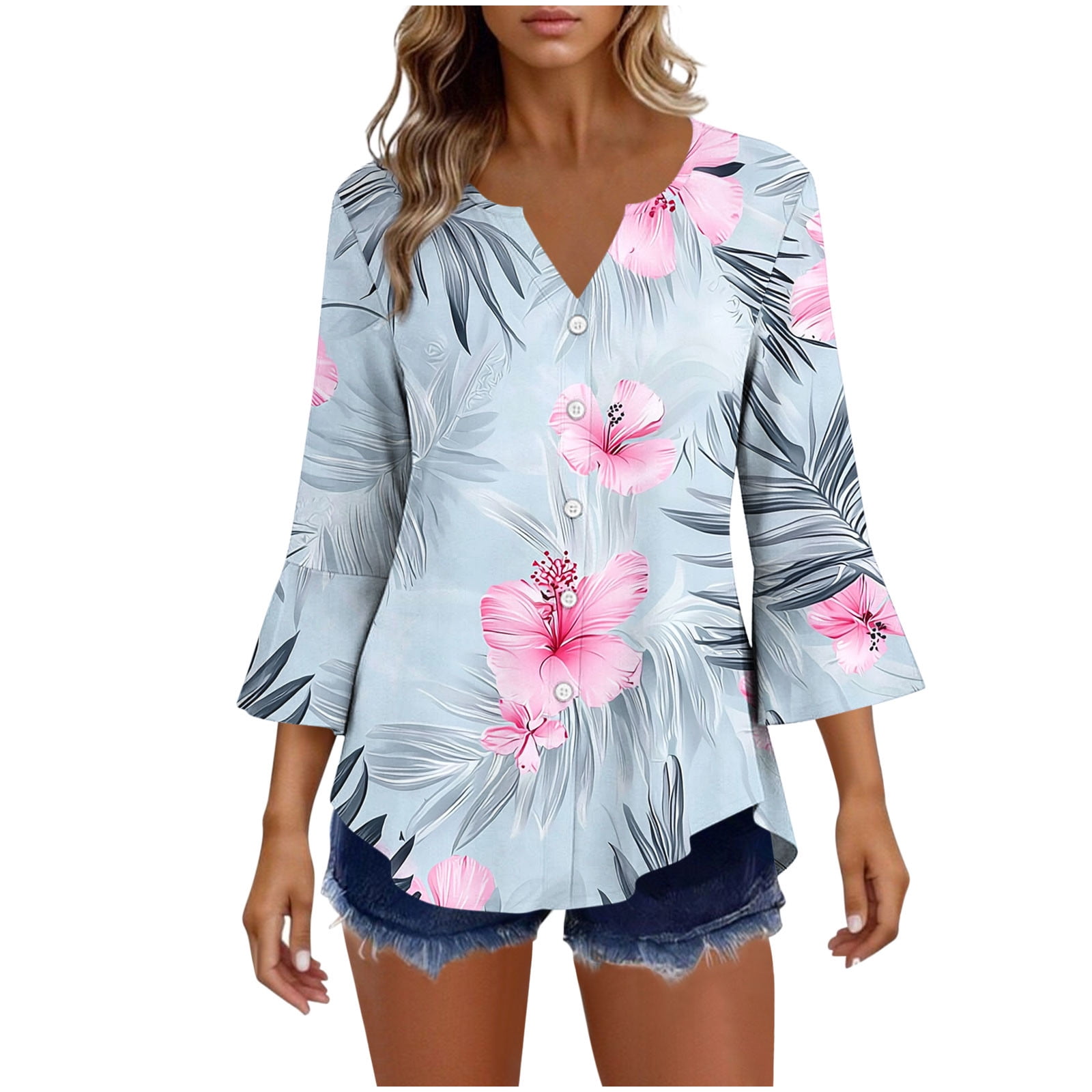 ChaoHeng Going Out Tops for Women Long Sleeve Women's Fashion Casual ...