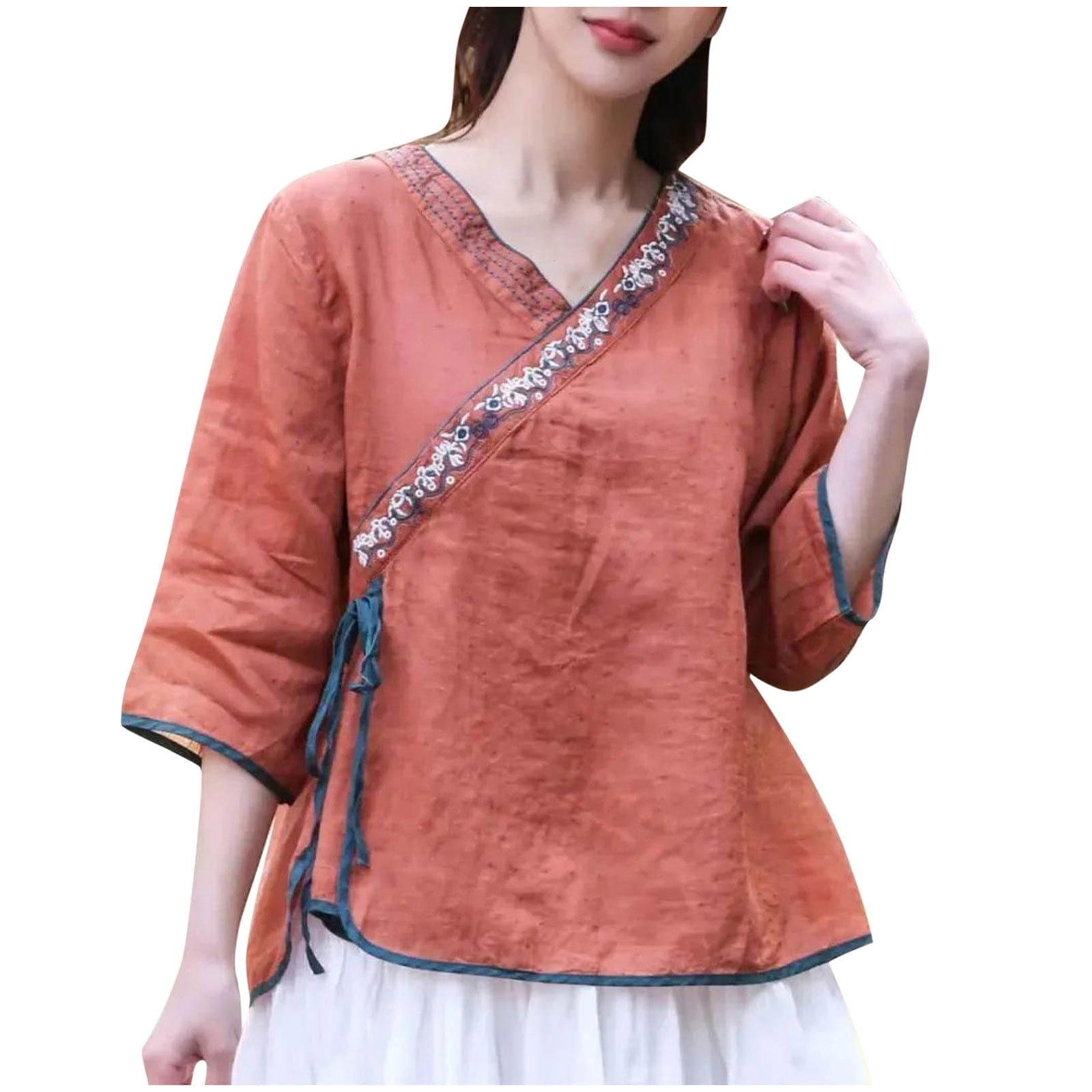 ChaoHeng Going Out Tops for Women Plus Size Women's Casual Oversize ...