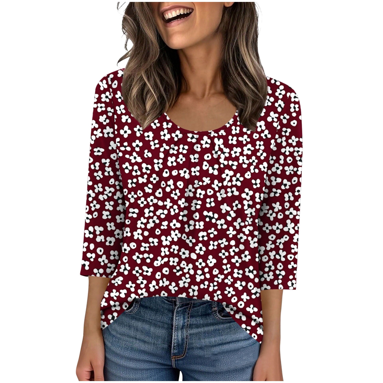 ChaoHeng Going Out Tops for Women Trendy Plus Size Casual Womens Tops 3 ...