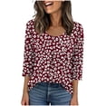 ChaoHeng Going Out Tops for Women Trendy Plus Size Casual Womens Tops 3 ...