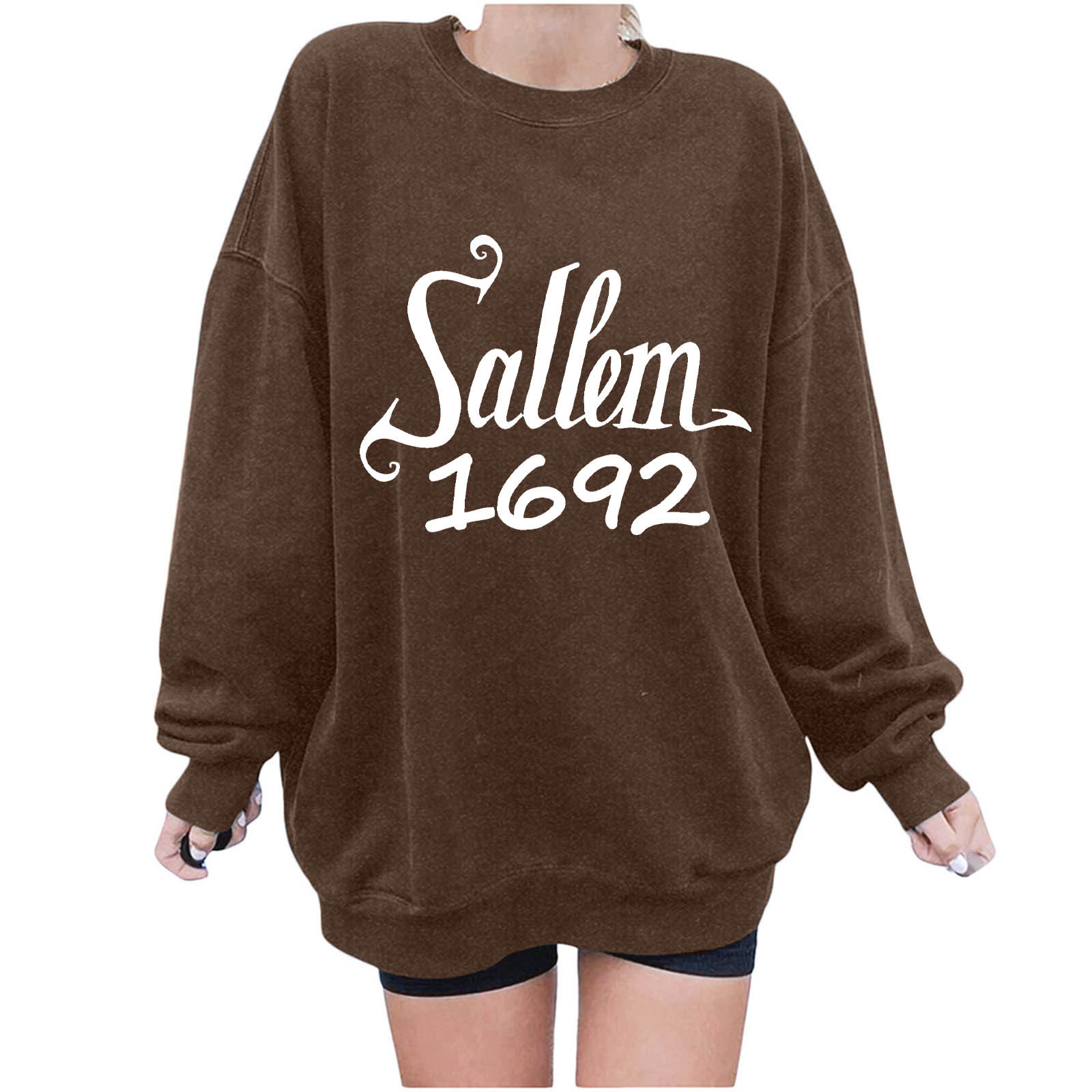 ChaoHeng Women's Crewneck Sweatshirts for Fall Women's Round Neck ...