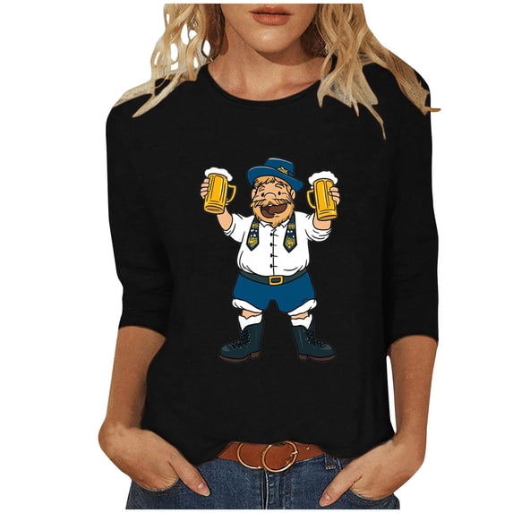 ChaoHeng Women's Tops, Tees & Blouses Womens Tops Trendy Casual 3/4 ...
